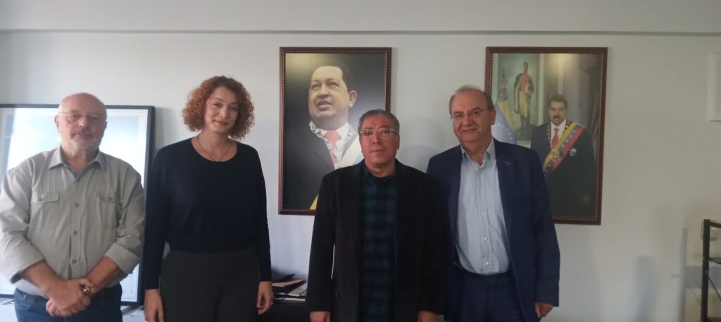 Συνάντηση Δ. Στρατούλη και Μ. Τσίχλη, γραμματέων της ΛΑΙΚΗΣ ΕΝΟΤΗΤΑΣ ...